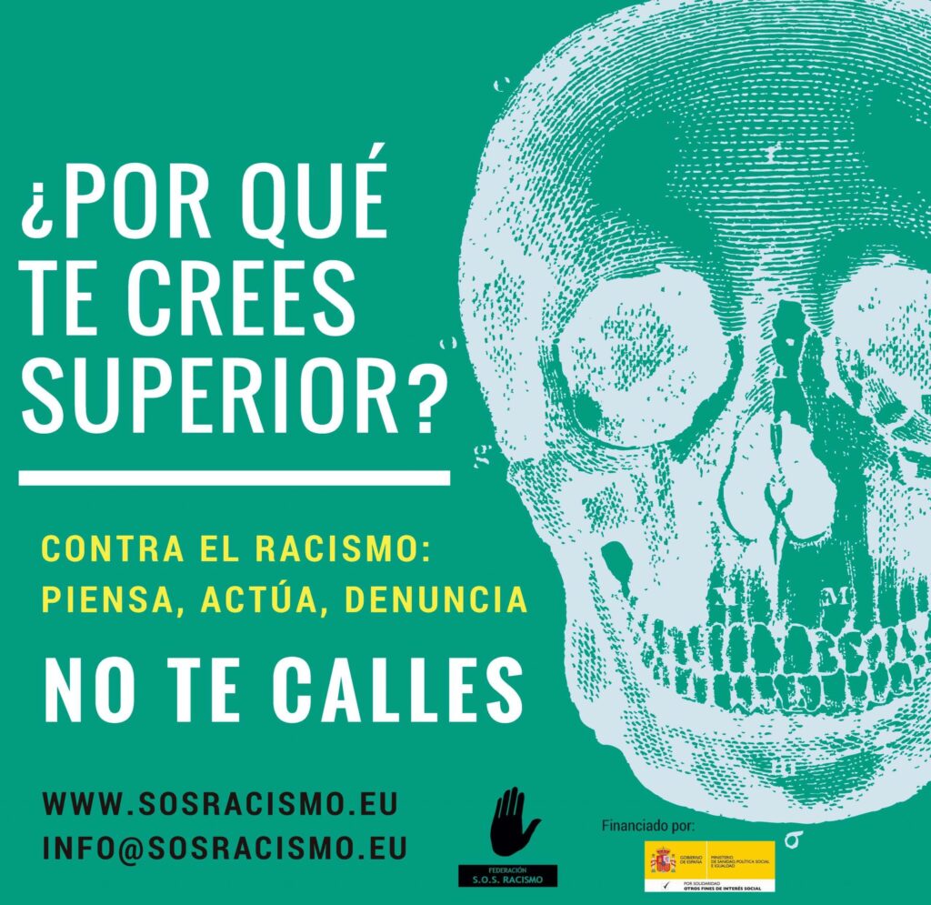 SOS Racismo lanza su campaña: "Frente al racismo: PIENSA, ACTÚA ...